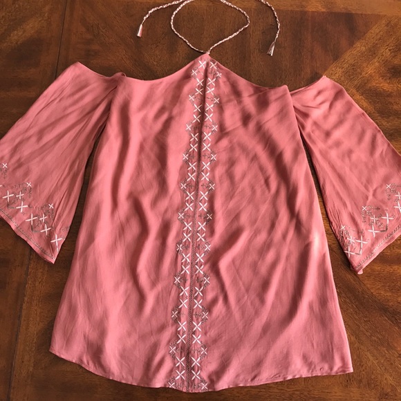 The Jetset Diaries | Dresses | Tjd Desert Rose Shoulderless Mini Dress ...